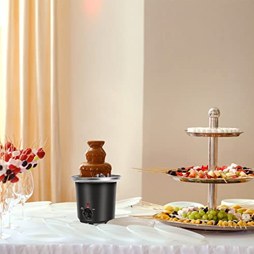 3 Tier Chocolate Fountain, Stainless Steel Chocolate Fondue Fountain Machine for Chocolate Nacho Cheese Liqueuers