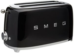 smeg 4-slice toaster black