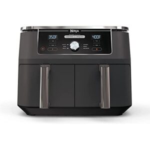 ninja ad350 foodi 6-in-1 10-qt. xl 2-basket air fryer (renewed)