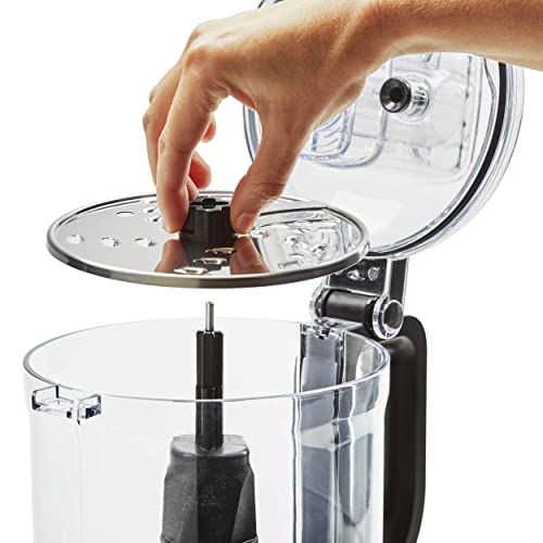 KitchenAid KFP0718CU 7-Cup Food Processor Chop, Puree, Shred and Slice - Contour Silver (Renewed)