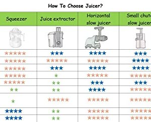 Cold Press Juicer, Qvin Slow Masticating Juicer Machines with Big Wide Chute, Nutrient Electric juicer machines Vegetable And Fruit, slow Juicer Machine BPA-Free, Easy to Clean，extractor de jugos y vegetales