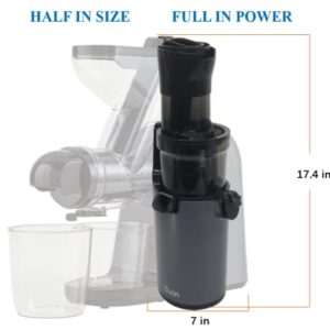 Cold Press Juicer, Qvin Slow Masticating Juicer Machines with Big Wide Chute, Nutrient Electric juicer machines Vegetable And Fruit, slow Juicer Machine BPA-Free, Easy to Clean，extractor de jugos y vegetales