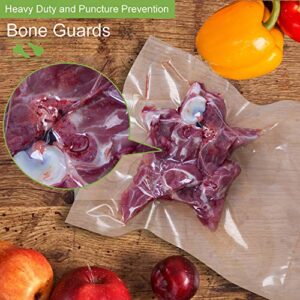 MaiFlaFre 11x50 2 Pack Vacuum Sealer Bags Rolls with Commercial Grade, BPA Free, Heavy Duty, Great for Vac Storage, Meal Prep or Sous Vide