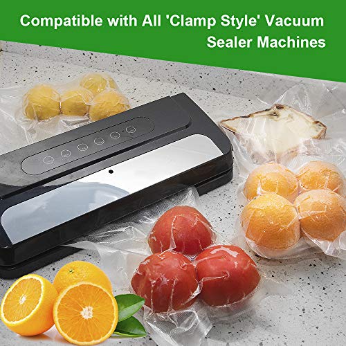 MaiFlaFre 11x50 2 Pack Vacuum Sealer Bags Rolls with Commercial Grade, BPA Free, Heavy Duty, Great for Vac Storage, Meal Prep or Sous Vide