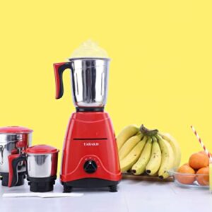 Ckitze Tabakh Indian Mixer Grinder | 650 Watts | 110-Volts Red, 3-Jar, T-Prime