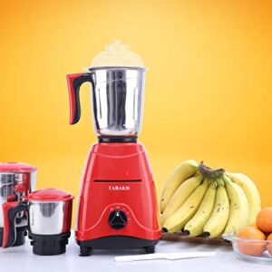 Ckitze Tabakh Indian Mixer Grinder | 650 Watts | 110-Volts Red, 3-Jar, T-Prime