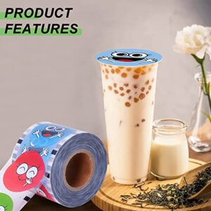 JIAWANSHUN Cup Sealer Film 90-105mm (3.55"- 4") for Boba Milk Tea Cup Sealing Film