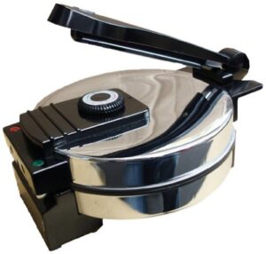 saachi sa1650 electric non-stick roti chapati flat bread wraps/tortilla maker with temperature control