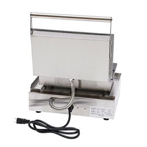 TFCFL Commercial Waffle Dog Maker Machine,Non-Stick Waffle Stick Maker,Electric Corn Dog Maker Stainless Steel Waffle Baker Machine 50-300 ℃ (1.6kW)