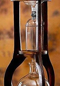 Nispira Iced Coffee Cold Brew Drip Tower Coffee Maker Wooden, 6-8 cup