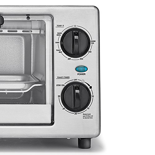 BELLA 4 Slice Countertop Toaster Oven, 1000 Watt Quartz Element