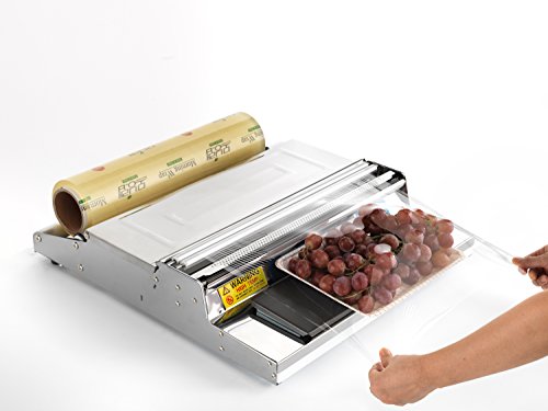 VisionTechShop CW-500E, 20 Inch / 500 mm Hand Wrapping Machine Film Wrapper for Food Packaging, MADE IN KOREA