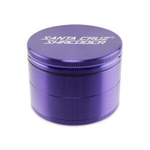 santa cruz shredder herb and spice grinder made in usa (large (2.7 inch), purple)