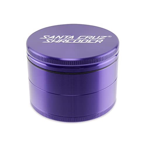 Santa Cruz Shredder Herb and Spice Grinder Made in USA (Large (2.7 Inch), Purple)