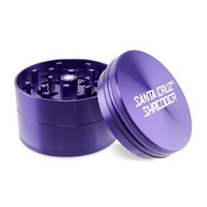 Santa Cruz Shredder Herb and Spice Grinder Made in USA (Large (2.7 Inch), Purple)