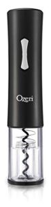 ozeri gusto electric wine opener, black