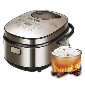 joydeem airc-4001 smart induction heating system rice cooker, 24-hours pre-set timer, 4 l 8 cup capicity