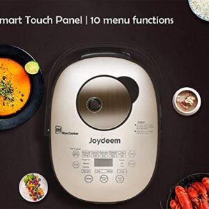 JOYDEEM AIRC-4001 Smart Induction Heating System Rice Cooker, 24-hours Pre-set Timer, 4 L 8 Cup Capicity