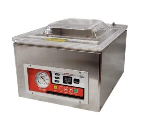 chamber vacuum sealer, cm255, perfect for home and commercial kitchens, industrial grade packaging machine with high powered pump