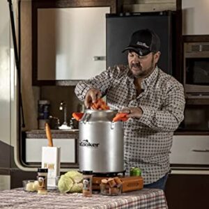 CanCooker Original Kit | Includes: Convection 4 Gallon Steam Cooker, Rack, Butter Garlic Salt Seasoing, & Volume 1 Cookbook