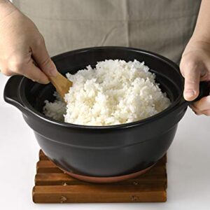 Hario "Gohan Gama" Glass Lid Rice Cooker, 3-Cup