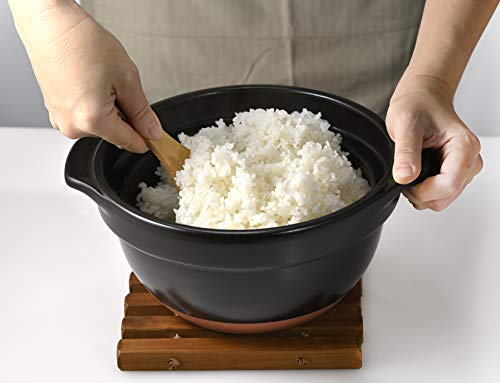 Hario "Gohan Gama" Glass Lid Rice Cooker, 3-Cup