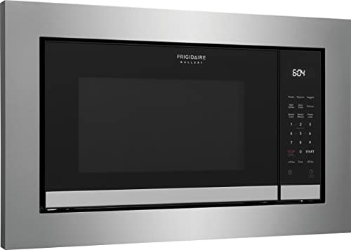 Frigidaire GMBS3068AF Gallery Series 24 Inch Built-In Microwave Oven with 1100 Cooking Watts, 2.2 cu. ft. Capacity, Sensor Cook, 10 Power Levels, Interior Microwave LED Lighting, Stainless Steel