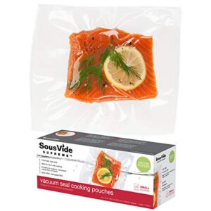 sousvide supreme vacuum seal cooking pouches, 8×12 inches,1 quart, 25 pouches