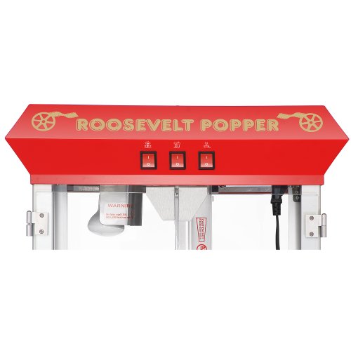 6010 Great Northern Red 8oz Roosevelt Antique Countertop Style Popcorn Popper Machine