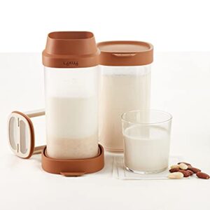 Lekue Nut, Almond Milk & Grain Milk Maker, 1 quart, Brown