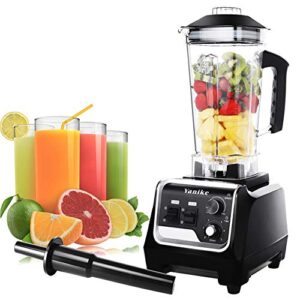 professional countertop blender, 2200w high power commercial blender for shakes and smoothies with 70oz bpa free container, built-in timer smoothie maker mixer for crushing ice, frozen dessert