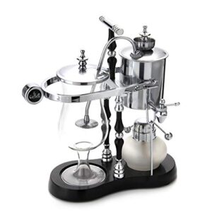 diguo belgian/belgium balance siphon/syphon coffee maker. elegant double ridged fulcrum with tee handle