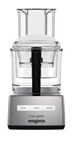 magimix compact 5200 xl chrome 1100 watt food processor with recipe book