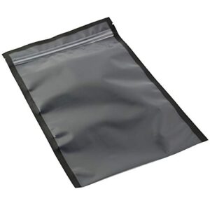 Black and Clear Food Sealer Freezer Bags for Storing Fish, Vegetables, Meat, Grains, Fruit, Nuts, and Cereal, Great Choice for Sous Vide Cooking (8" x 12")