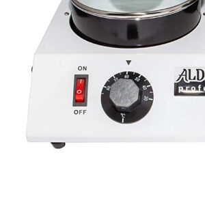 ALDKitchen Chocolate Melting Pot | Professional Chocolate Tempering Machine with Manual Control | Heated Chocolate | 110V | Double (4.5 lb (2.4 kg))