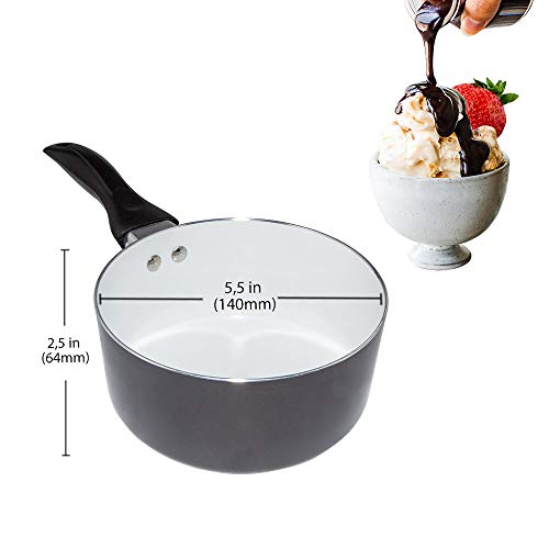 ALDKitchen Chocolate Melting Pot | Professional Chocolate Tempering Machine with Manual Control | Heated Chocolate | 110V | Double (4.5 lb (2.4 kg))