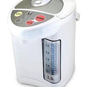 Panda Electric Hot Water Boiler and Warmer, Hot Water Dispenser, 304 Stainless Steel Interior (3.3 Liter, White)