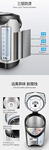 Panda Electric Hot Water Boiler and Warmer, Hot Water Dispenser, 304 Stainless Steel Interior (3.3 Liter, White)