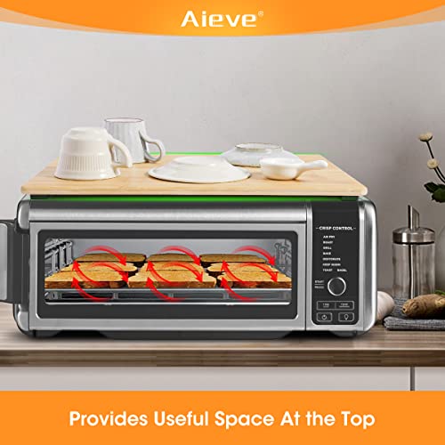 AIEVE Cutting Board Compatible with Ninja Foodie Air Fryer, Heat Resistant Air Fryer Accessories Bamboo Counter Protection Board Compatible with Ninja Foodi SP101 SP201 SP301 Air Fryer Toaster Oven