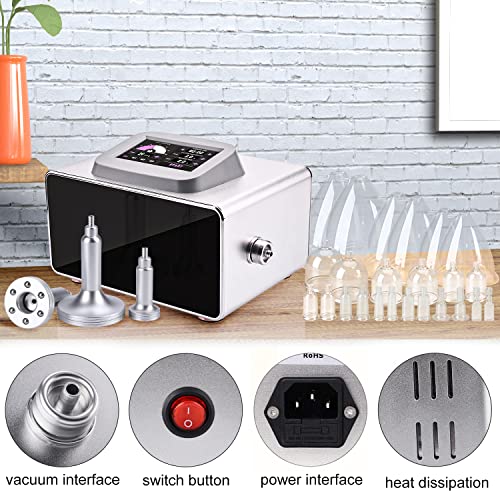 Yofuly Vacuum Therapy Machine, Butt Vacuum Therapy Machine with (1500mL/1800mL/2100mL) Buttock Cups, Vacuum Butt Lifting Machine with 24 Cups and 3 Gua Sha Handles | Upgraded Touch Screen