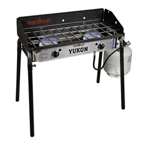 camp chef yukon double burner stove