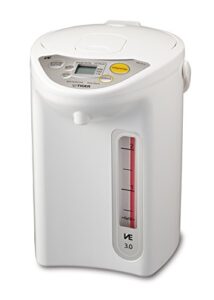 tiger pif-a30u-wu ve micom electric water boiler & warmer, 3 l, white