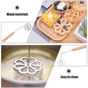 Rosette Timbale Set Aluminum Waffle Molds Traditional Mexican Bunuelo Pastry Maker Cutter Creative Rosette Waffle Iron Frying Mold Kitchen Gadget