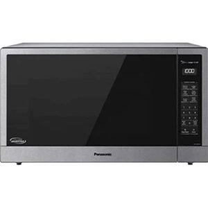 panasonic nn-sn96js 2.2 cu. ft. 1250w capacity cyclonic wave inverter technology turbo defrost genius sensor countertop microwave oven (renewed)