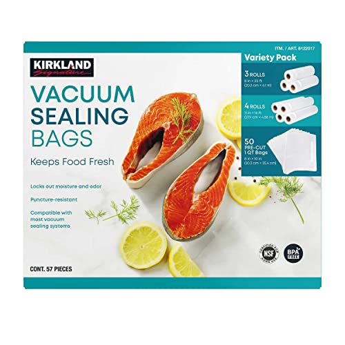 Kirkland Signature Vacuum Sealing Bags, Assortment Pack (8122017)