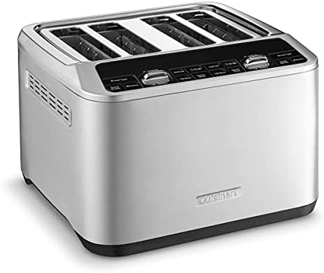 Cuisinart CPT-540 4-Slice Digital Motorized Toaster Bundle with Bamboo Tongs