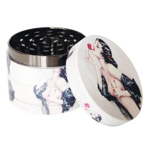 grinder with unique printing girl 2.2 in