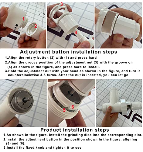 Grain Mill for KitchenAid Stand Mixer, Mill Attachment adjustable grain size for corn, barley, coffee, etc