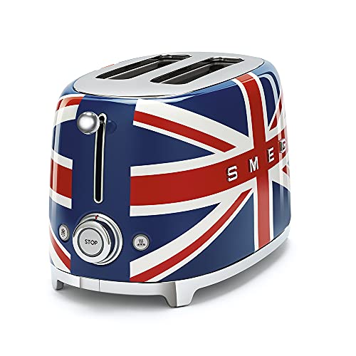 Smeg 50s Retro Line Union Jack 2-Slice Toaster