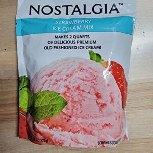 NOSTALGIA STRAWBERRY ICE CREAM MIX